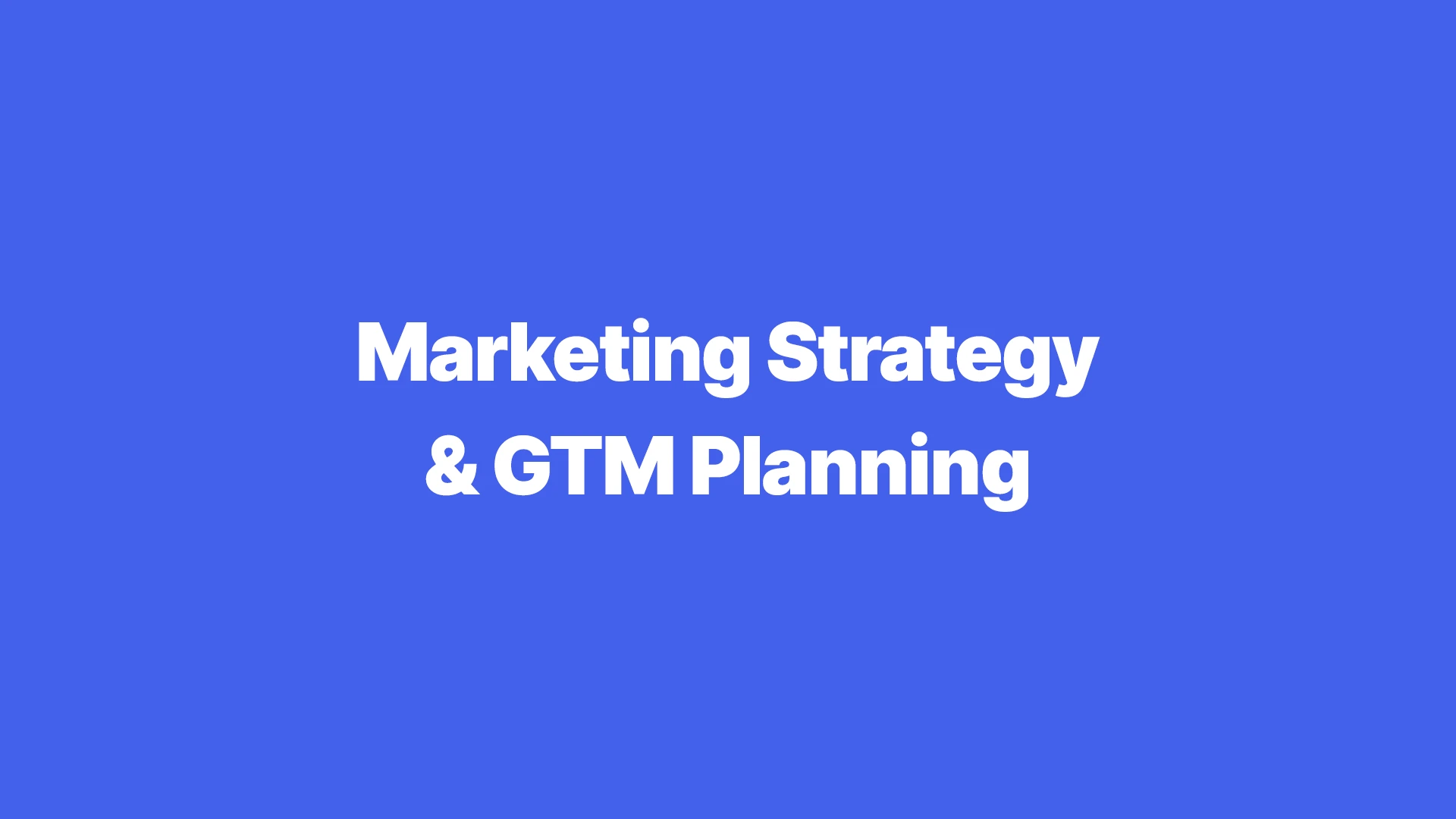 B2B GTM Strategy & Execution Services | Via Marketing